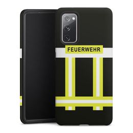 DeinDesign Galaxy S20 FE Handy Panzer Handyh&uuml;lle robuste Outdoor H&uuml;lle Schutzh&uuml;lle matt Fire Fighter Fire Fighters Job Tough Case