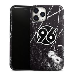 DeinDesign iPhone 11 Pro Handy Panzer Handyh&uuml;lle robuste Outdoor H&uuml;lle Schutzh&uuml;lle gl&auml;nzend Official Licensed Product H96 Hannover 96 Tough Case