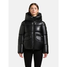 Khujo Damen Steppjacke "Aurora"schwarz, Gr. S, Obermaterial: 100% Polyurethan. Innenfutter: 100% Polyester. Wattierung: 100% Polyester. Beschichtung: