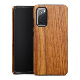 DeinDesign Galaxy S20 FE Handy Panzer Handyh&uuml;lle robuste Outdoor H&uuml;lle Schutzh&uuml;lle matt Larch Wooden Look Wood Tough Case