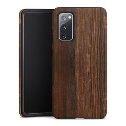 DeinDesign Galaxy S20 FE Handy Panzer Handyh&uuml;lle robuste Outdoor H&uuml;lle Schutzh&uuml;lle matt Nut Tree Wood Wooden Look Tough Case