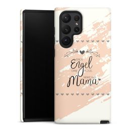 DeinDesign Galaxy S23 Ultra Handy Panzer Handyh&uuml;lle robuste Outdoor H&uuml;lle Schutzh&uuml;lle gl&auml;nzend Mothersday Spruch Mom Tough Case