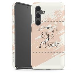 DeinDesign Galaxy S24 FE 5G Handy Panzer Handyh&uuml;lle robuste Outdoor H&uuml;lle Schutzh&uuml;lle gl&auml;nzend Mothersday Spruch Mom Tough Case
