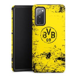 DeinDesign Galaxy S20 FE Handy Panzer Handyh&uuml;lle robuste Outdoor H&uuml;lle Schutzh&uuml;lle matt Bvb Borussia Dortmund Official Licensed Product Tough Case