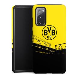 DeinDesign Galaxy S20 FE Handy Panzer Handyh&uuml;lle robuste Outdoor H&uuml;lle Schutzh&uuml;lle matt Bvb Borussia Dortmund Merchandise Tough Case