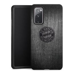 DeinDesign Galaxy S20 FE Handy Panzer Handyh&uuml;lle robuste Outdoor H&uuml;lle Schutzh&uuml;lle matt Fc Bayern M&uuml;nchen Metallic Look Fcb Tough Case