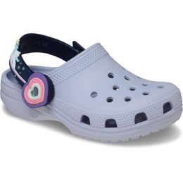 Crocs M&auml;dchen Clog "Toddler Classic Imagination Lights Backstrap Clog", Gr. 22fliederfarbe, Croslite , Schuhe, Babyschuh, Kindergartenschuh,