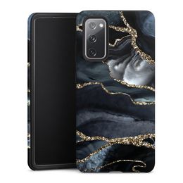 DeinDesign Galaxy S20 FE Handy Panzer Handyh&uuml;lle robuste Outdoor H&uuml;lle Schutzh&uuml;lle matt Trends Glitzer Marble Tough Case