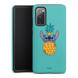 DeinDesign Galaxy S20 FE Handy Panzer Handyh&uuml;lle robuste Outdoor H&uuml;lle Schutzh&uuml;lle matt Pineapple Lilo & Stitch Disney Tough Case
