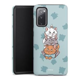 DeinDesign Galaxy S20 FE Handy Panzer Handyh&uuml;lle robuste Outdoor H&uuml;lle Schutzh&uuml;lle matt Aristocats Cat Disney Tough Case