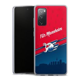DeinDesign Galaxy S20 FE 5G Handy Silikon H&uuml;lle Case transparent Handyh&uuml;lle Adler Mannheim Sports Logo Silikon Case