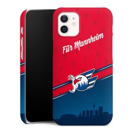 DeinDesign iPhone 12 mini Handy Premium Case Smartphone Handyh&uuml;lle Schutzh&uuml;lle matt Adler Mannheim Sports Logo Premium Case