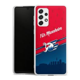 DeinDesign Galaxy A33 5G Handy Silikon H&uuml;lle Case transparent Handyh&uuml;lle Adler Mannheim Sports Logo Silikon Case