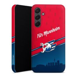 DeinDesign Galaxy A35 5G Handy Premium Case Smartphone Handyh&uuml;lle Schutzh&uuml;lle gl&auml;nzend Sports Adler Mannheim Logo Premium Case