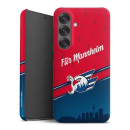 DeinDesign Galaxy S25 Handy Premium Case Smartphone Handyh&uuml;lle Schutzh&uuml;lle matt Sports Adler Mannheim Logo Premium Case