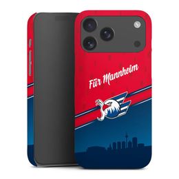 DeinDesign iPhone 17 Pro Max Handy Premium Case Smartphone Handyh&uuml;lle Schutzh&uuml;lle matt Sports Adler Mannheim Logo Premium Case