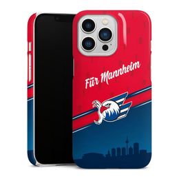 DeinDesign iPhone 13 Pro Handy Premium Case Smartphone Handyh&uuml;lle Schutzh&uuml;lle gl&auml;nzend Sports Adler Mannheim Logo Premium Case