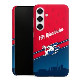DeinDesign Galaxy S24 Handy Premium Case Smartphone Handyh&uuml;lle Schutzh&uuml;lle matt Sports Adler Mannheim Logo Premium Case