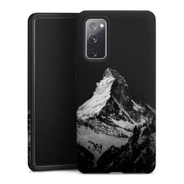 DeinDesign Galaxy S20 FE Handy Panzer Handyh&uuml;lle robuste Outdoor H&uuml;lle Schutzh&uuml;lle matt Snow Mountain Mountain Top Tough Case