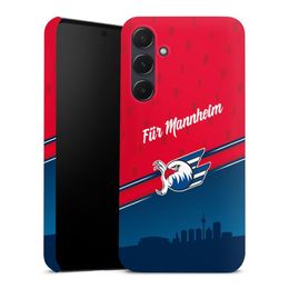 DeinDesign Galaxy A55 5G Handy Premium Case Smartphone Handyh&uuml;lle Schutzh&uuml;lle gl&auml;nzend Sports Adler Mannheim Logo Premium Case