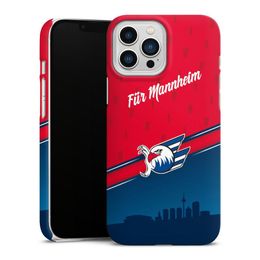 DeinDesign iPhone 13 Pro Max Handy Premium Case Smartphone Handyh&uuml;lle Schutzh&uuml;lle matt Sports Adler Mannheim Logo Premium Case