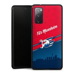 DeinDesign Galaxy S20 FE 5G Handy Silikon H&uuml;lle Case schwarz Handyh&uuml;lle Adler Mannheim Sports Logo