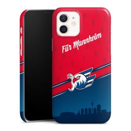 DeinDesign iPhone 12 Handy Premium Case Smartphone Handyh&uuml;lle Schutzh&uuml;lle gl&auml;nzend Adler Mannheim Sports Logo Premium Case