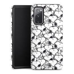 DeinDesign Galaxy S20 FE Handy Panzer Handyh&uuml;lle robuste Outdoor H&uuml;lle Schutzh&uuml;lle matt Muster Snoopy Peanuts Tough Case