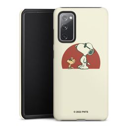 DeinDesign Galaxy S20 FE Handy Panzer Handyh&uuml;lle robuste Outdoor H&uuml;lle Schutzh&uuml;lle matt Kindheit Snoopy Official Licensed Product Tough Case