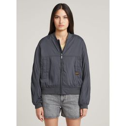 G-Star Raw G-STAR Damen Bomberjacke "Summer Bomber Jacke", grau, Gr. M, Obermaterial: 100% Viskose, Jacken