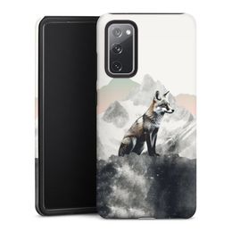 DeinDesign Galaxy S20 FE Handy Panzer Handyh&uuml;lle robuste Outdoor H&uuml;lle Schutzh&uuml;lle matt Nature Mountain Fox Tough Case