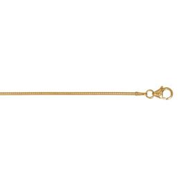 ONE ELEMENT Damen Goldkette "Halskette Tonda rund Reif aus 333 Gelbgold &Oslash; 1,2 mm", 42, Gelbgold 333 Gold, gold, Gelbgold 333, Gold, Halsketten,