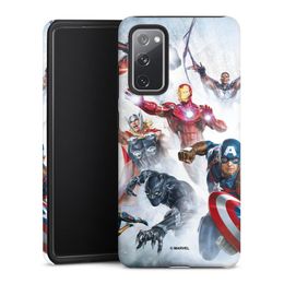 DeinDesign Galaxy S20 FE Handy Panzer Handyh&uuml;lle robuste Outdoor H&uuml;lle Schutzh&uuml;lle matt Marvel Avengers Official Licensed Product Tough Case