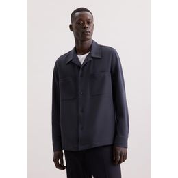 Seidensticker Herren Hemdjackegrau, Gr. XL, unifarben, 53% Polyester, 45% Wolle, 2% Elasthan, Jacken