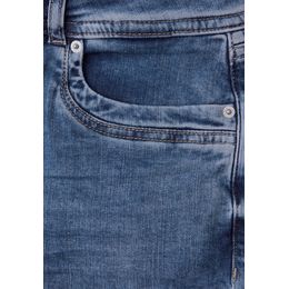 Street One Damen Comfort-fit-Jeanslight blau authentic washed, Gr. 32, unifarben, Jeans, 76% Baumwolle, 18% Lyocell, 4% Elastomultiester, 2%