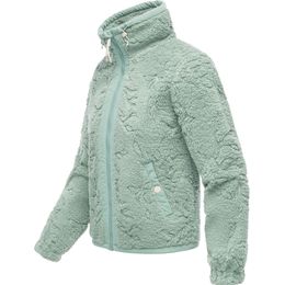 Ragwear Damen Pl&uuml;schjacke "Nordicka II"gr&uuml;n, Gr. M, Fleece, Obermaterial 1: 100% Polyester. Obermaterial 2: 60% Polyester, 40% Nylon. Innenfutter: