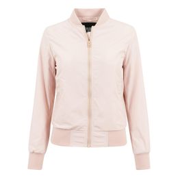 Urban Classics Damen Allwetterjacke "Urban Classics Damen Ladies Light Bomber Jacket"lightpink, Gr. XS, unifarben, 100% Polyester, Jacken