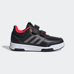 M&auml;dchen Klettschuh "TENSAUR HOOK AND LOOP", adidas Sportswear, Gr. 35core schwarz, iron metallic, lucid rot, Synthetik, Textil, Schuhe, f&uuml;r Kinder &