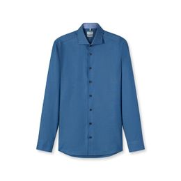 OLYMP Herren Businesshemd "OLYMP Level Five, Body Fit, Royal Kent"blau, Gr. 40, 97% Baumwolle, 3% Elastolefin, Hemden