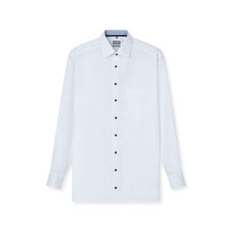 OLYMP Herren Businesshemd "OLYMP Luxor, Comfort Fit, New Kent"wei&szlig;, Gr. 42, 100% Baumwolle, Hemden