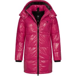 Ragwear Damen Wintermantel "Roobie Long", pink, Gr. S, Obermaterial: 100% Nylon; Innenfutter: 100% Polyester; Wattierung: 100% Polyester, M&auml;ntel,