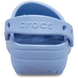 Crocs M&auml;dchen Clog "Classic Floral Cut Out Clog", Gr. 30hellblau, blau haze, Croslite , gebl&uuml;mt, Schuhe, Sommerschuh, Sandale, Strandschuh mit