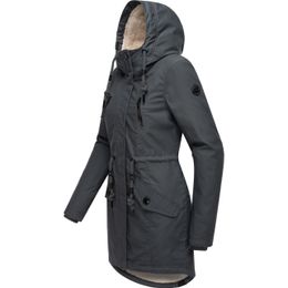 Ragwear Damen Wintermantel "Elsie", grau, Gr. S, Au&szlig;enmaterial: 65% Polyester, 35% Baumwolle; Innenfutter: 100% Polyester; Wattierung: 100%
