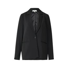 comma, COMMA Damen Jackenblazerschwarz, Gr. 38, unifarben, Web, Obermaterial: 97% Polyester, 3% Elasthan, Blazer, Oversize-Blazer