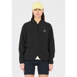 SOS Damen Strickpullover "Hakuba", schwarz, Gr. M, unifarben, 100% Polyester, Pullover, aus hochwertigem Polartec-Fleece