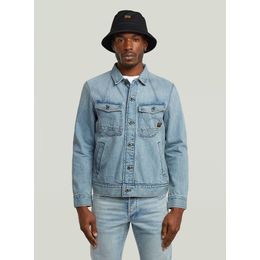 G-Star Raw G-STAR Herren Jeansjacke "A-Line Slim Denim Jacke"sun faded pacific blau, Gr. S, Obermaterial: 50% Baumwolle, 30% Baumwolle, 20% Baumwolle, Jacken