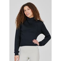 ENDURANCE ATHLECIA ATHLECIA Damen Strickpullover "Ayanda", schwarz, Gr. 34, unifarben, 51% Polyester, 44% Modal, 5% Elasthan, Pullover, in atmungsaktiver Qualit&auml;t