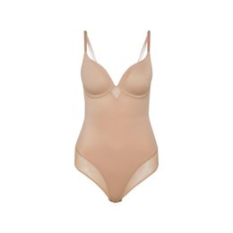 Triumph Damen Shaping-Body "True Shape Sensation BSWP", beige, Gr. 85, Jersey, Obermaterial: 56% Polyamid, 32% Elasthan, 12% Polyester, Bodys,
