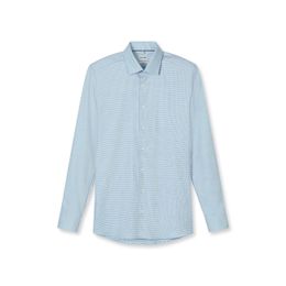 OLYMP Herren Businesshemd "OLYMP Level Five, Body Fit, New York Kent", blau, Gr. 46, 97% Baumwolle, 3% Elastolefin, Hemden