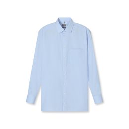 OLYMP Herren Businesshemd "OLYMP Luxor, Comfort Fit, New Kent"bleu, Gr. 40, 100% Baumwolle, Hemden